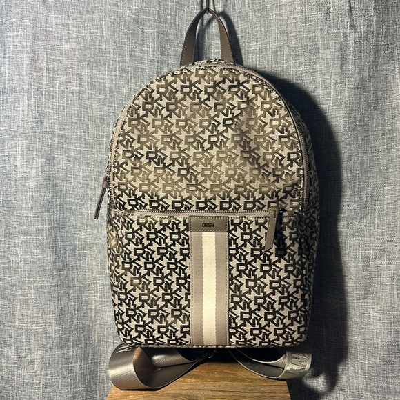 Dkny | Bags | Nwt 98 Dkny Monogram Large Backpack | Poshmark